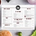 American BBQ Restaurant Menu Template | 8.5x11 | Editable Canva ...