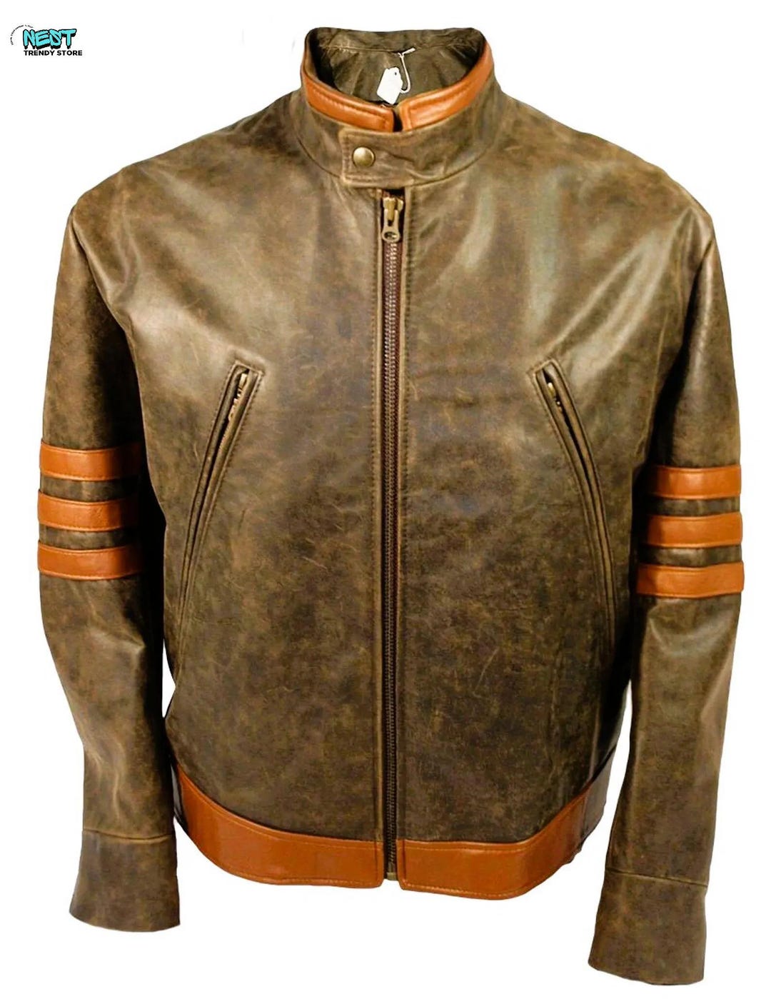 Wolverine Leather Jacket – X-men Origins Inspired Biker Jacket for Fans ...