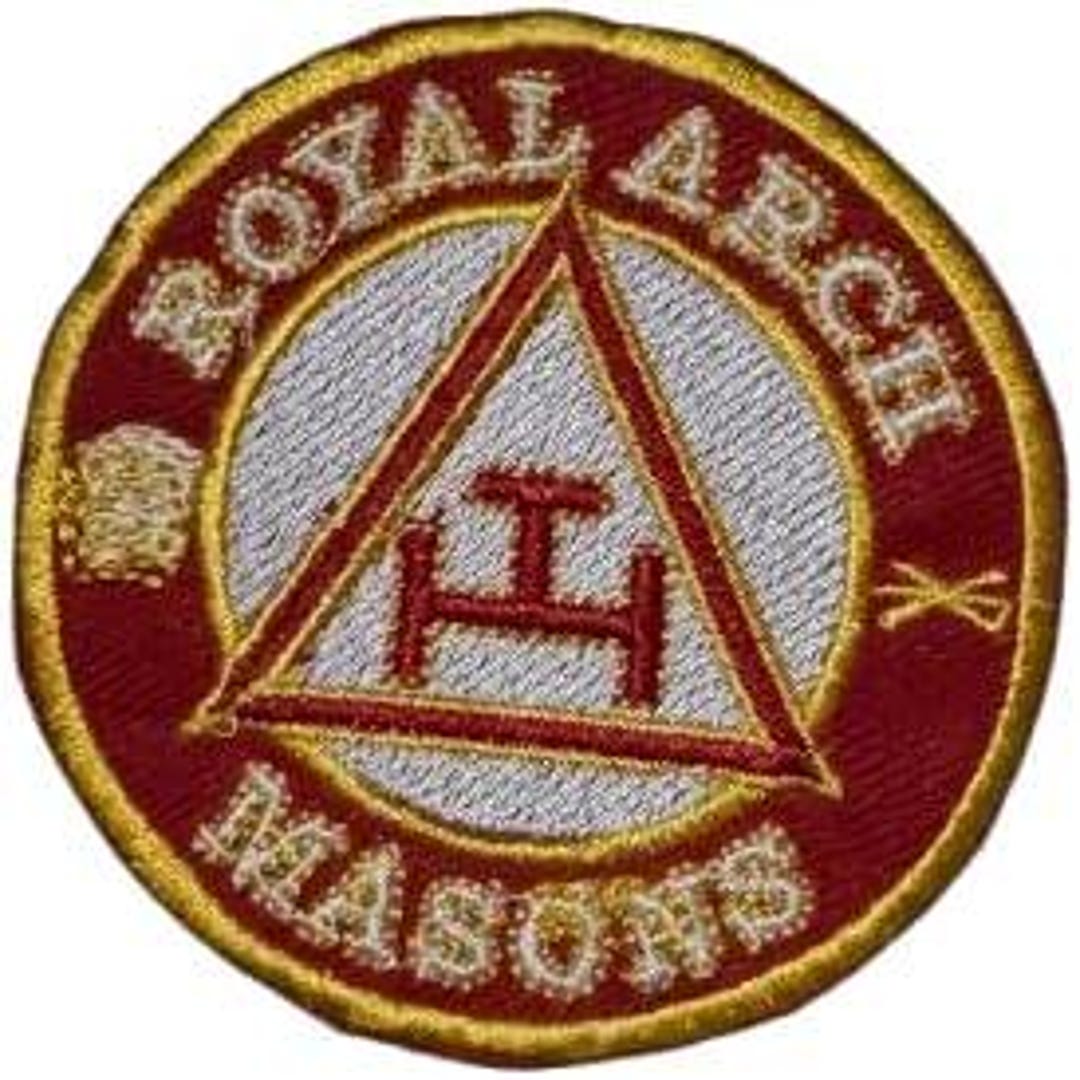Masonic Royal Arch Embroidered Iron on Patch for Jackets, Jeans and ...