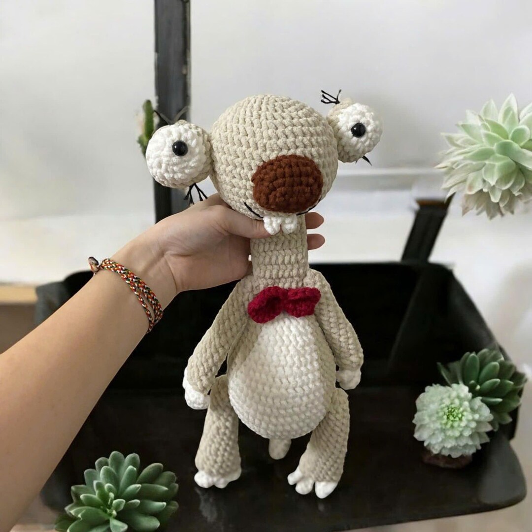 Sid Crochet Rat Pattern Stoper, Rat PDF Crochet Patterns, Crochet Door ...