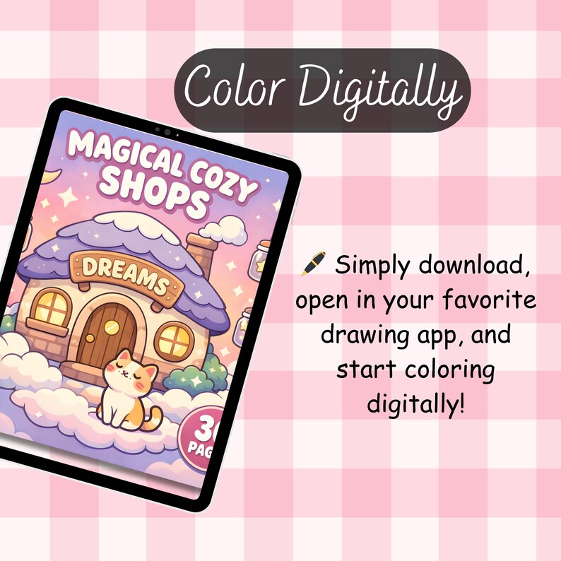 Cozy Coloring Book Magical Coloring Fantasy Coloring Book Bold and Easy ...