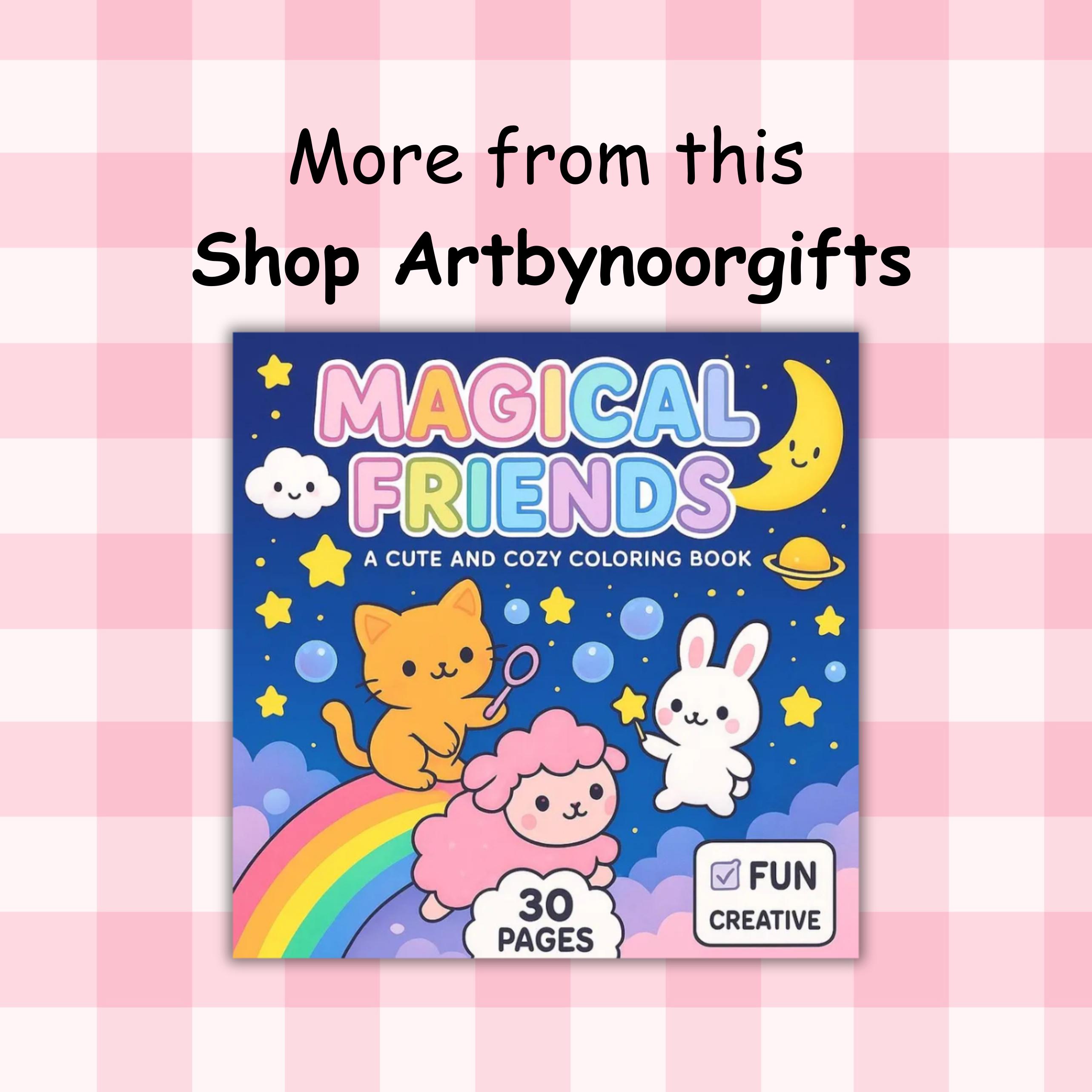 Cozy Coloring Book Magical Coloring Fantasy Coloring Book Bold and Easy ...