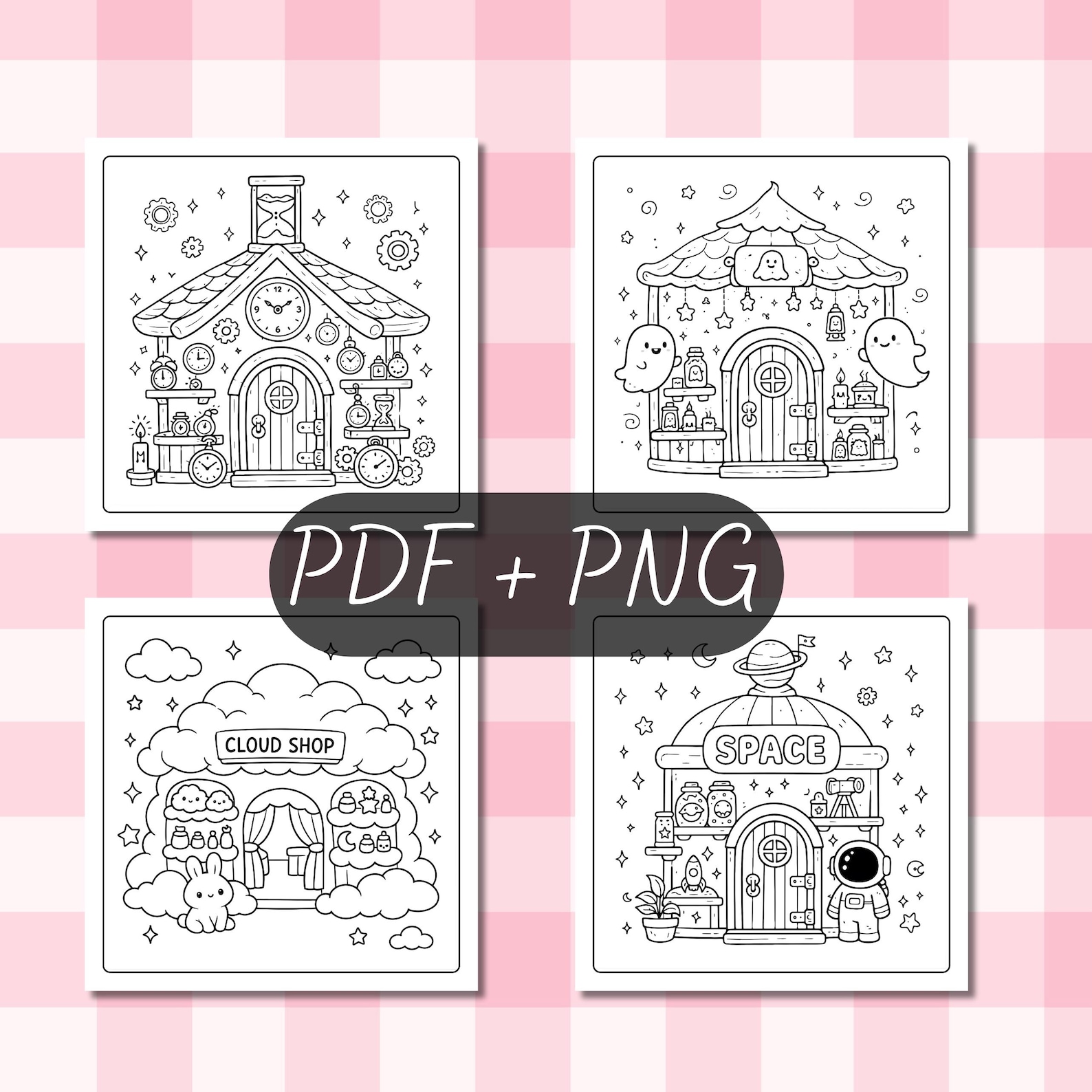 Cozy Coloring Book Magical Coloring Fantasy Coloring Book Bold and Easy ...