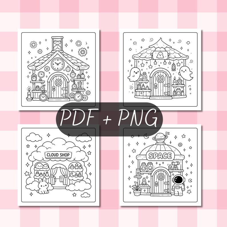 Cozy Coloring Book Magical Coloring Fantasy Coloring Book Bold and Easy ...