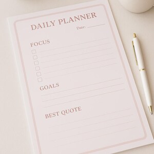 Printable Daily Planner | Organize Your Day With Ease - Etsy