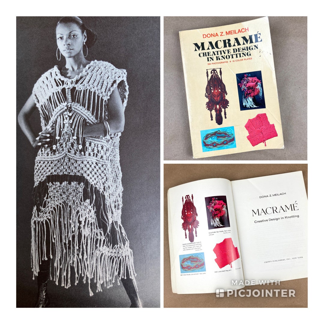 AMAZING Vintage 70s Macrame Instruction Book Macrame Creative - Etsy
