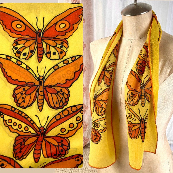 60s Scarf - Etsy