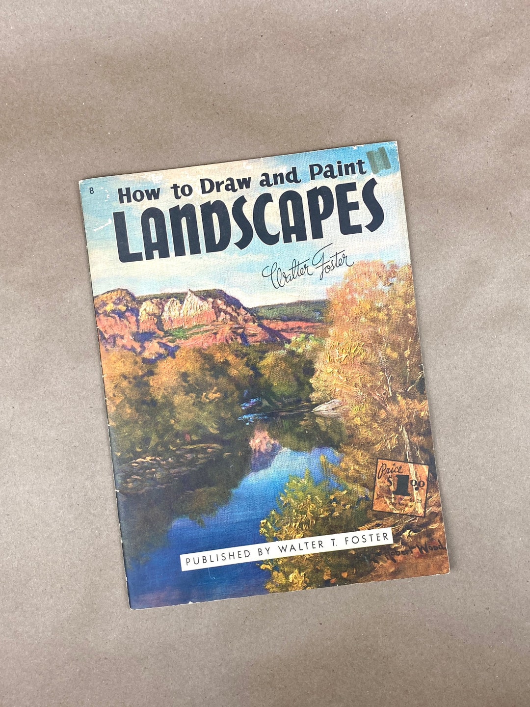 Vintage 50s 60s Walter Foster Art Book, How to Draw and Paint ...