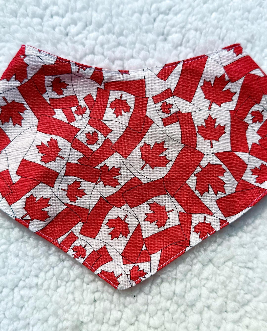 Red & Proud Reversible Bandana. Canada Day Edition - Etsy