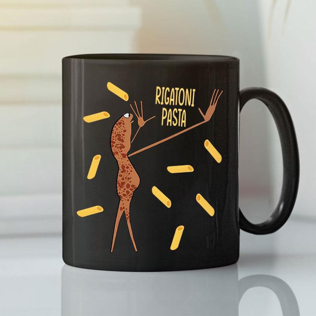 Marcus the Worm Rigatoni Pasta Meme Mug - Etsy