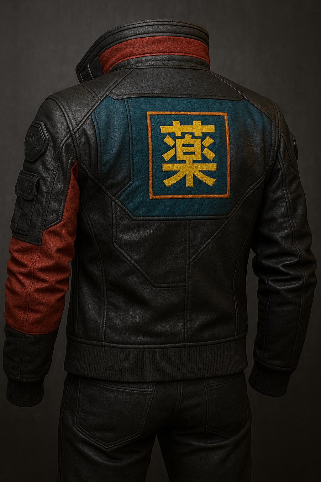 Cyberpunk 2077 Samurai Leather Jacket | V Bomber Cosplay Coat | Gamer ...