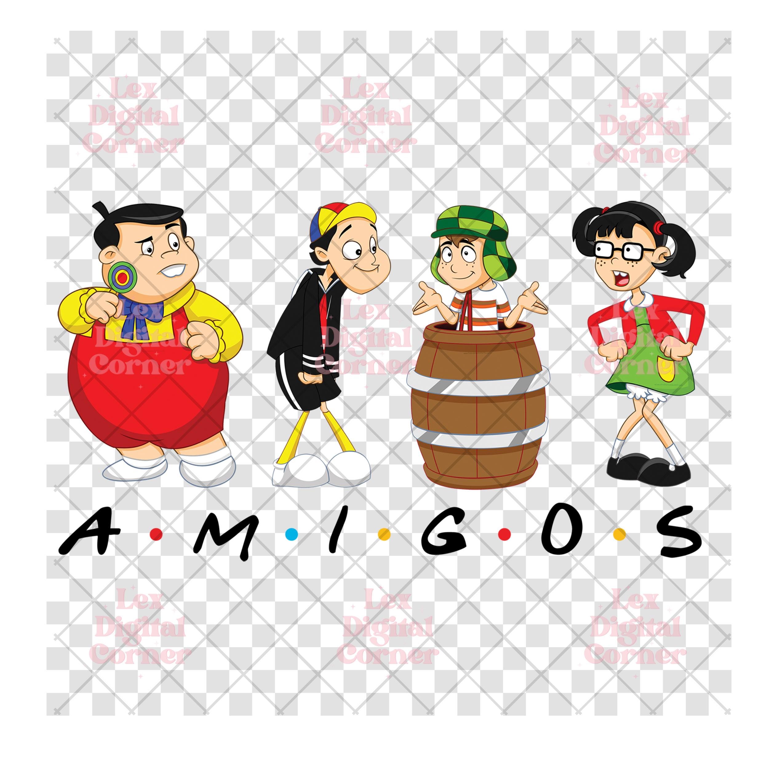 El Chavo Del Ocho PNG Bundle: Cartoon Clipart (digital Download, 4 ...