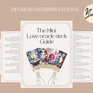 Printable Love Oracle Card Deck Digital With Oracle Guidebook Witch ...