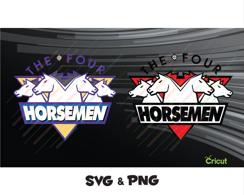 The Four Horsemen - SVG and PNG Files - Etsy