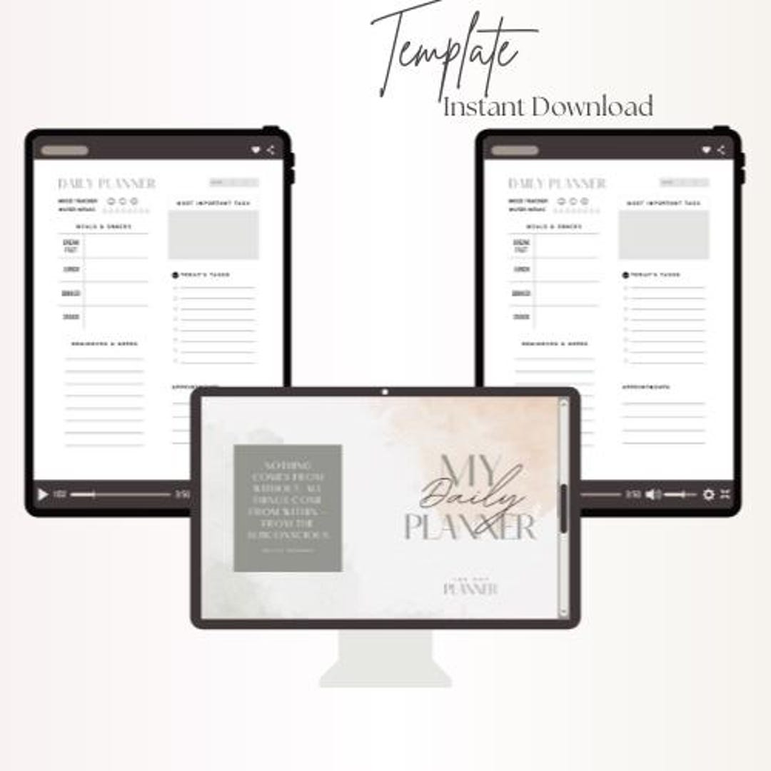 Customizable Digital Product Mockup Template - Instant Download ...