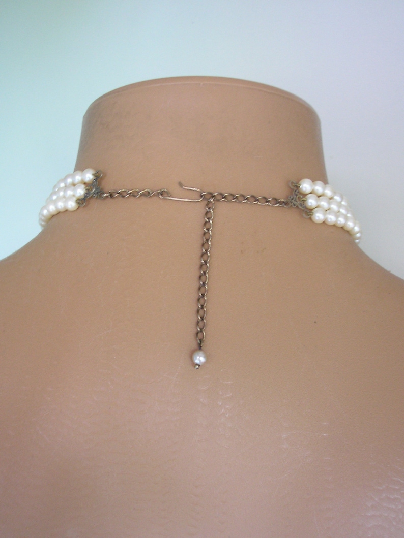 LOTUS Royale Pearls Vintage Pearl Choker Lotus Pearls Ruby | Etsy