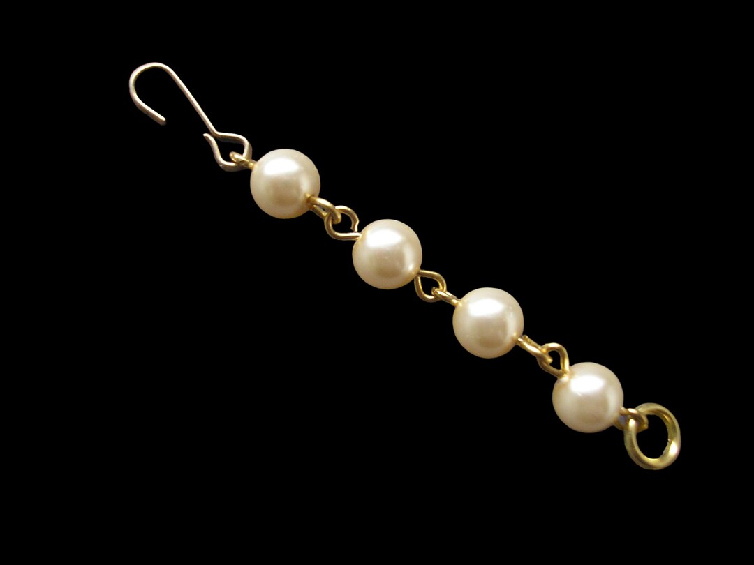 Pearl Necklace Extender With HOOK Clasp, Pearl Extender, Necklace ...