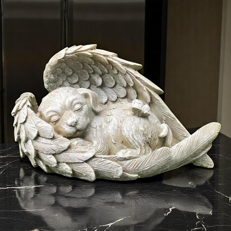 Cat Angel Statue - Etsy