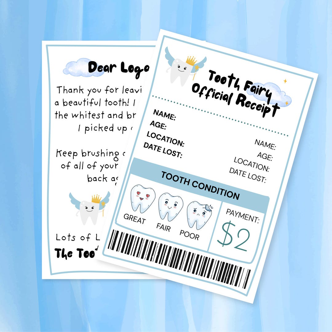 Editable Letter From Tooth Fairy for a Boy | Tooth Fairy Certificate ...