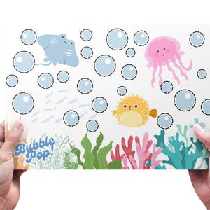 Bubble Pop Tracing Activity, Fine Motor Pre-writing OT Printable ...