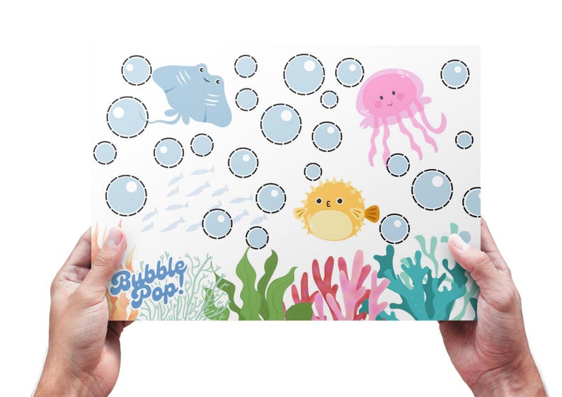 Bubble Pop Tracing Activity, Fine Motor Pre-writing OT Printable ...