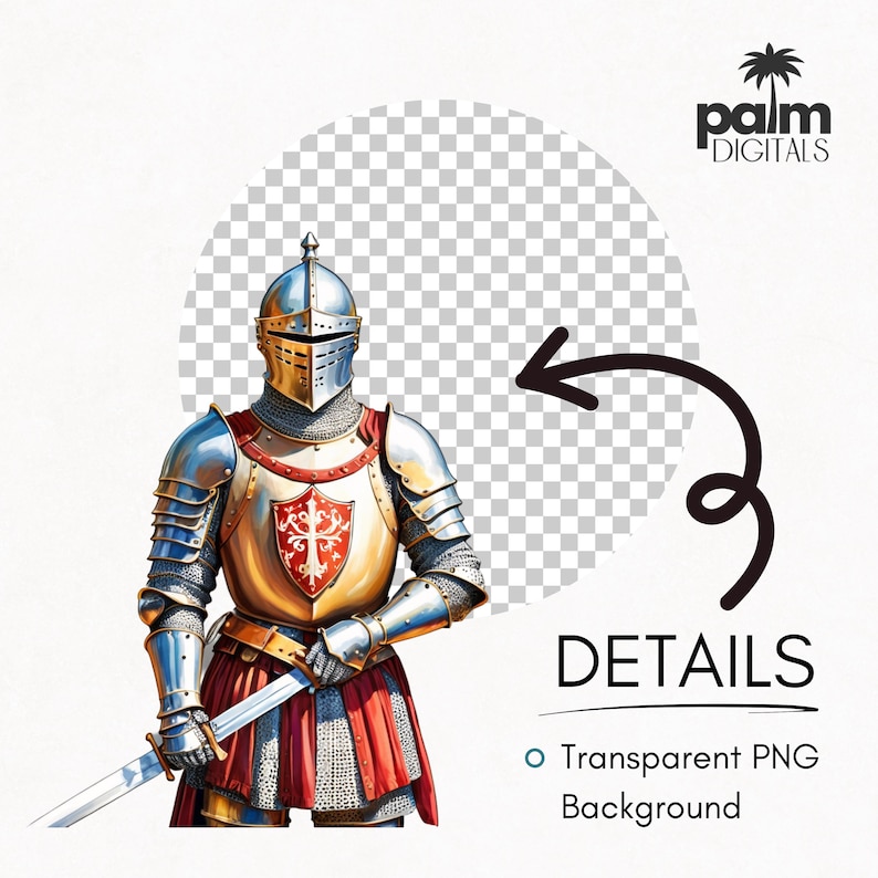 Medieval PNG SVG Clipart • Medieval Scrapbook Graphics for POD ...