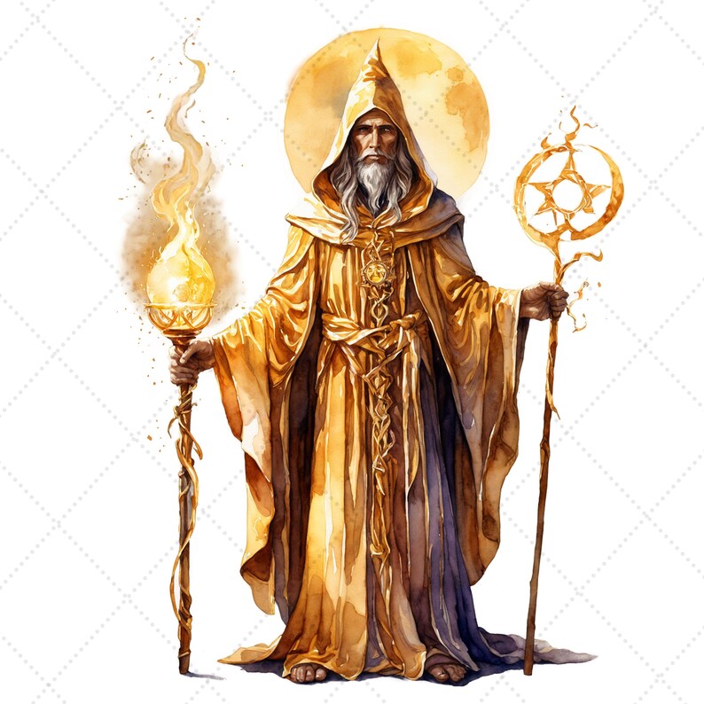 Sorcery PNG Clipart Bundle • Sorcerer Spell Magic Fantasy Scrapbook ...