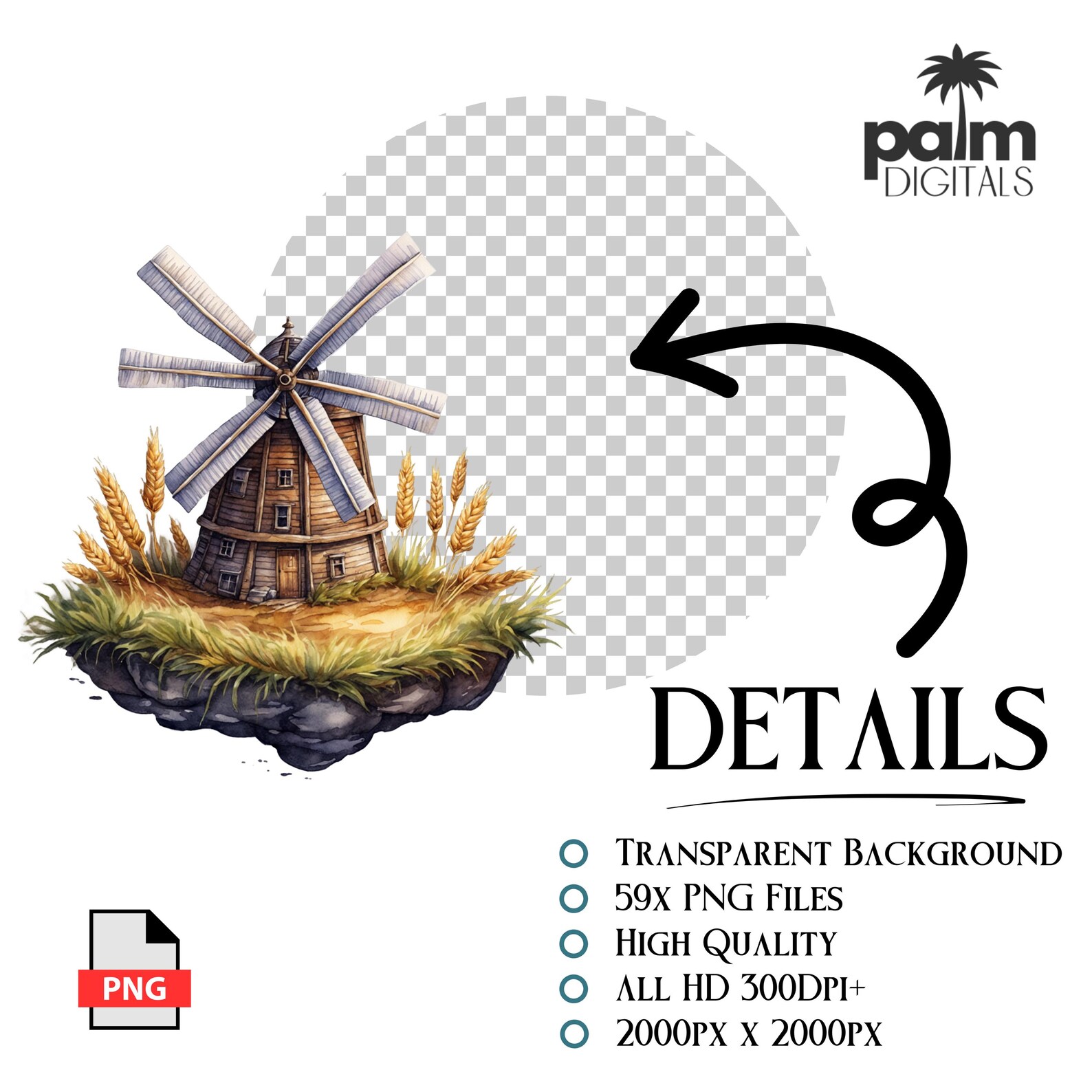 Floating Island PNG Clipart Bundle • Fantasy Island Scenery Cottage ...