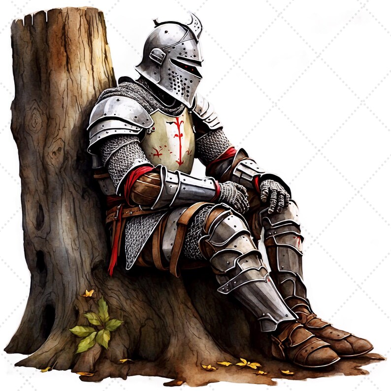 Medieval Knights PNG Clipart Bundle • Knight Fantasy Scrapbook Graphics ...