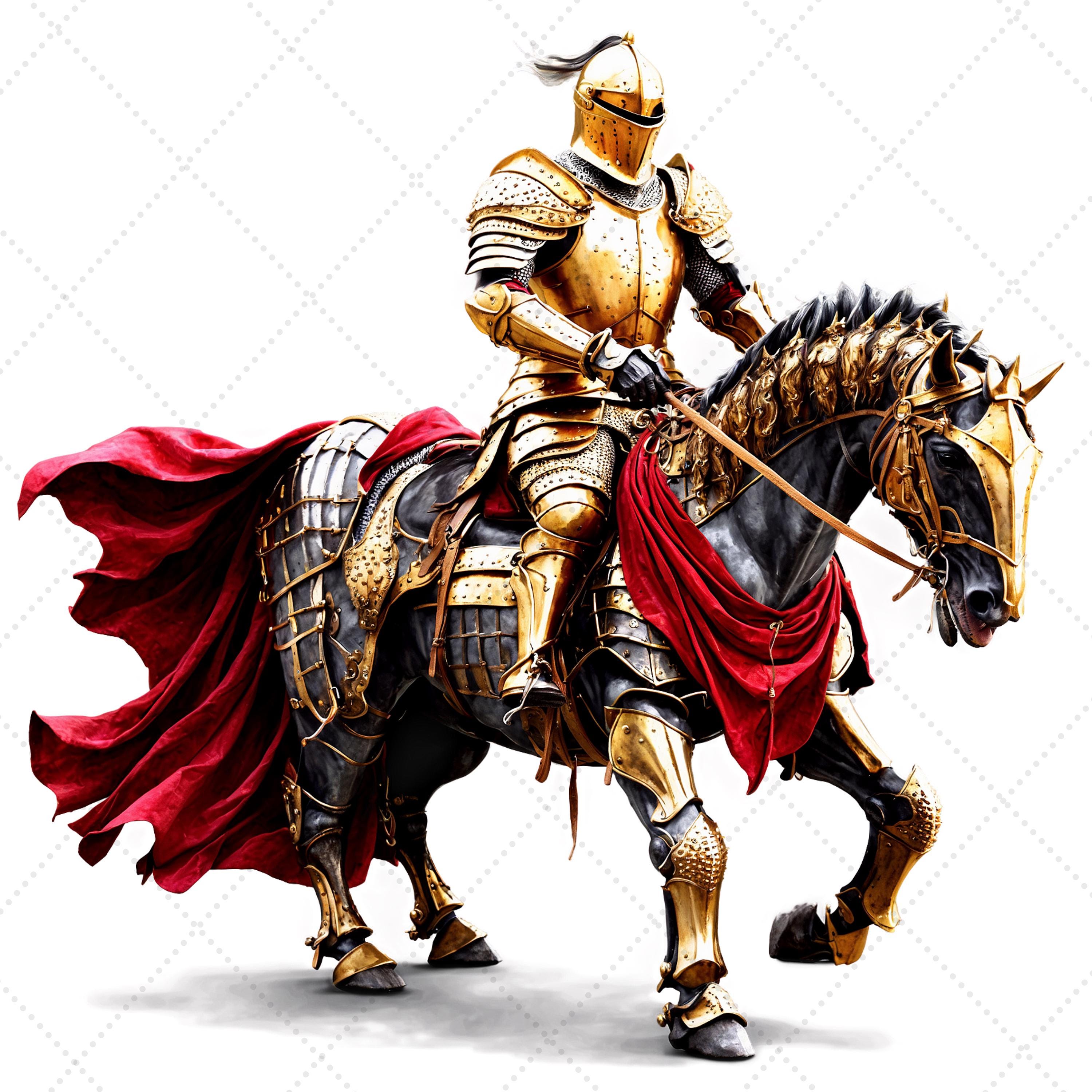Medieval Knights PNG Clipart Bundle • Knight Fantasy Scrapbook Graphics ...