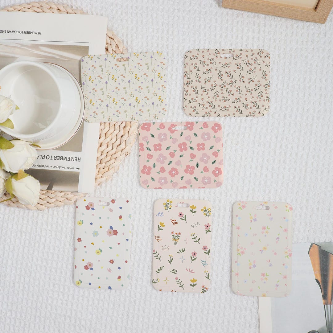 Floral Badge Holder,durable and Stylish ID Badge Case,school ID ...