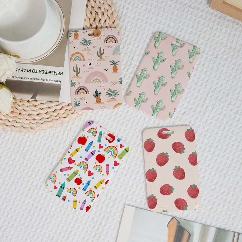 Floral Badge Holder,durable and Stylish ID Badge Case,school ID ...