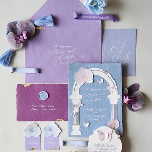 Ruby Package (wedding Calligraphy Keepsake) Vow Letters Wedding ...