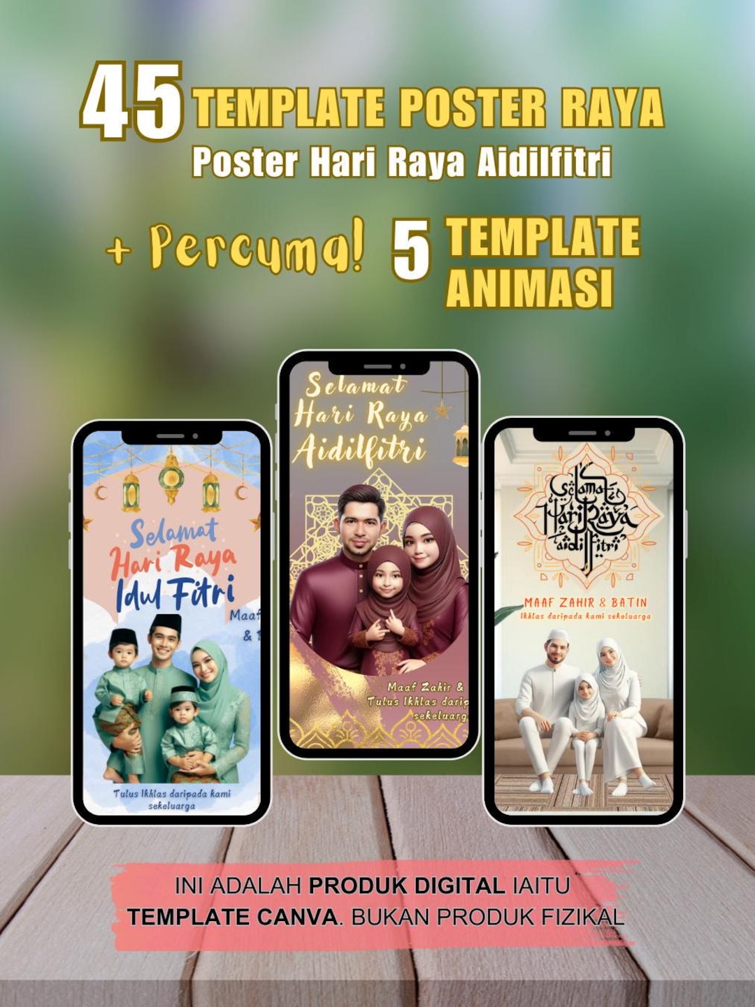 Template Poster Raya Aidilfitri 2025 - Etsy