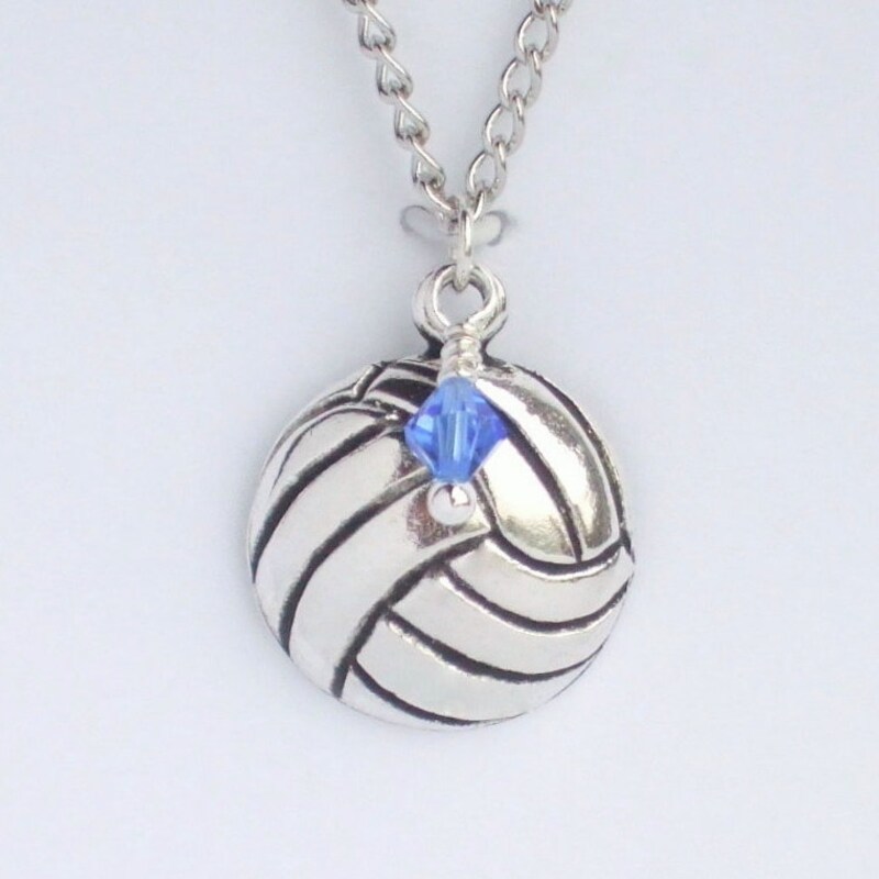 Volleyball Necklace - Etsy