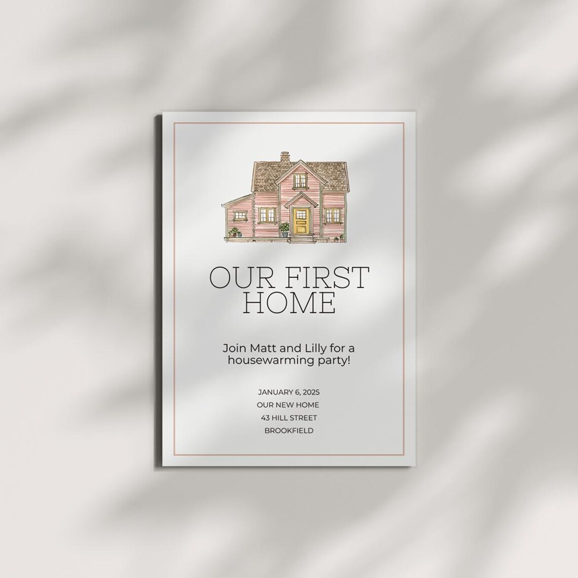 Editable House Warming Invitation, House Warming Party, Modern ...