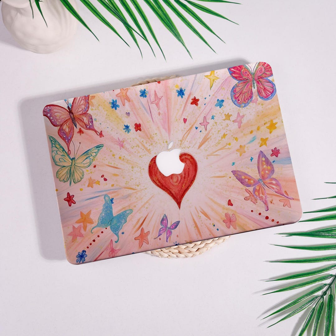 Butterfly Heart,macbook Hard Matte Protective Case MacBook Air11/13/15 ...
