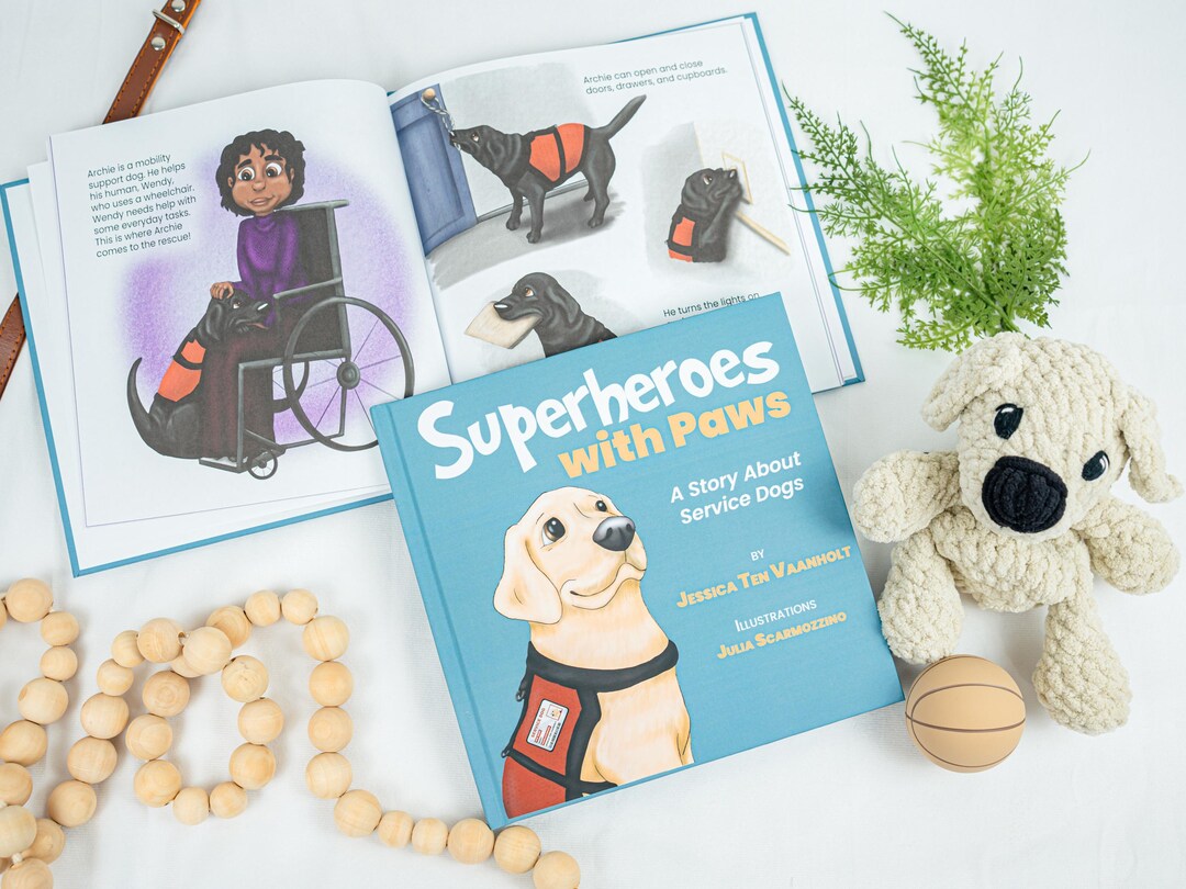 Children’s Book - “superheroes With Paws” - Etsy