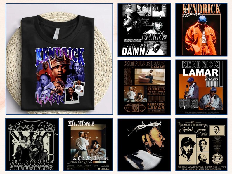 Kendrick Lamar Design Shirt Png, They Not Like Us Tshirt Svg, Rapper ...