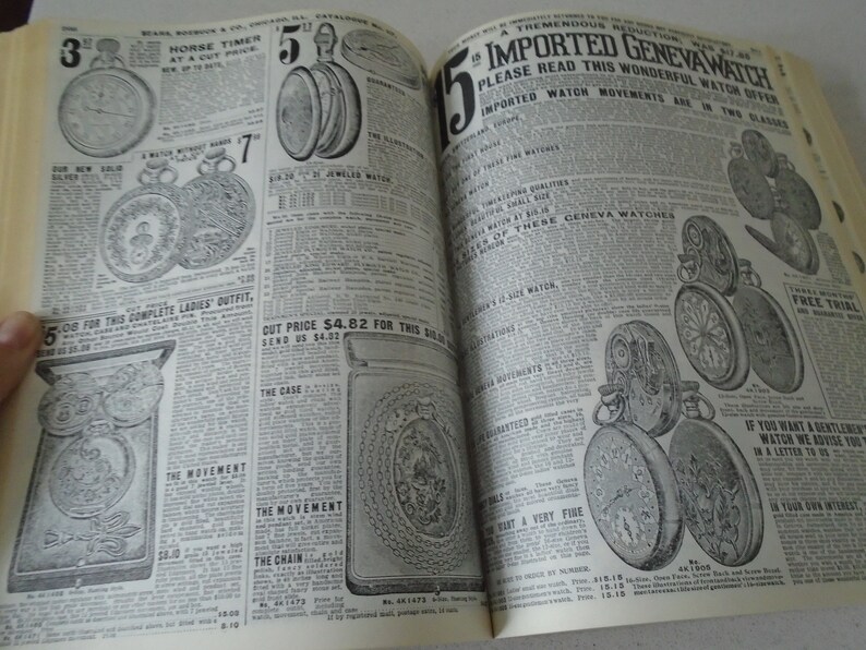 1908 Sears Roebuck Catalogue Replica 1969 Reprint - Etsy