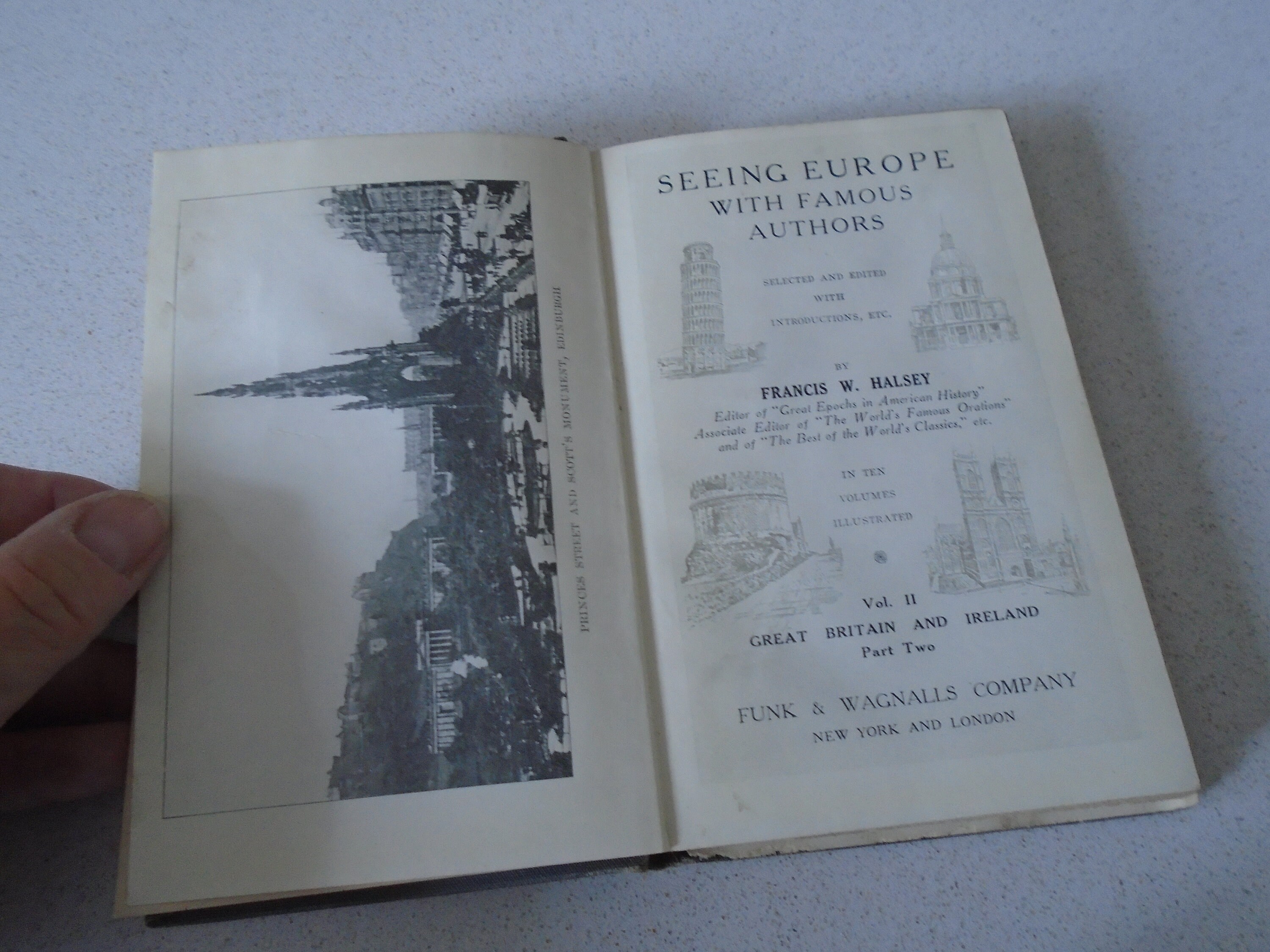 1914 Seeing Europe With Famous Authors Great Britain and Ireland Ralph ...