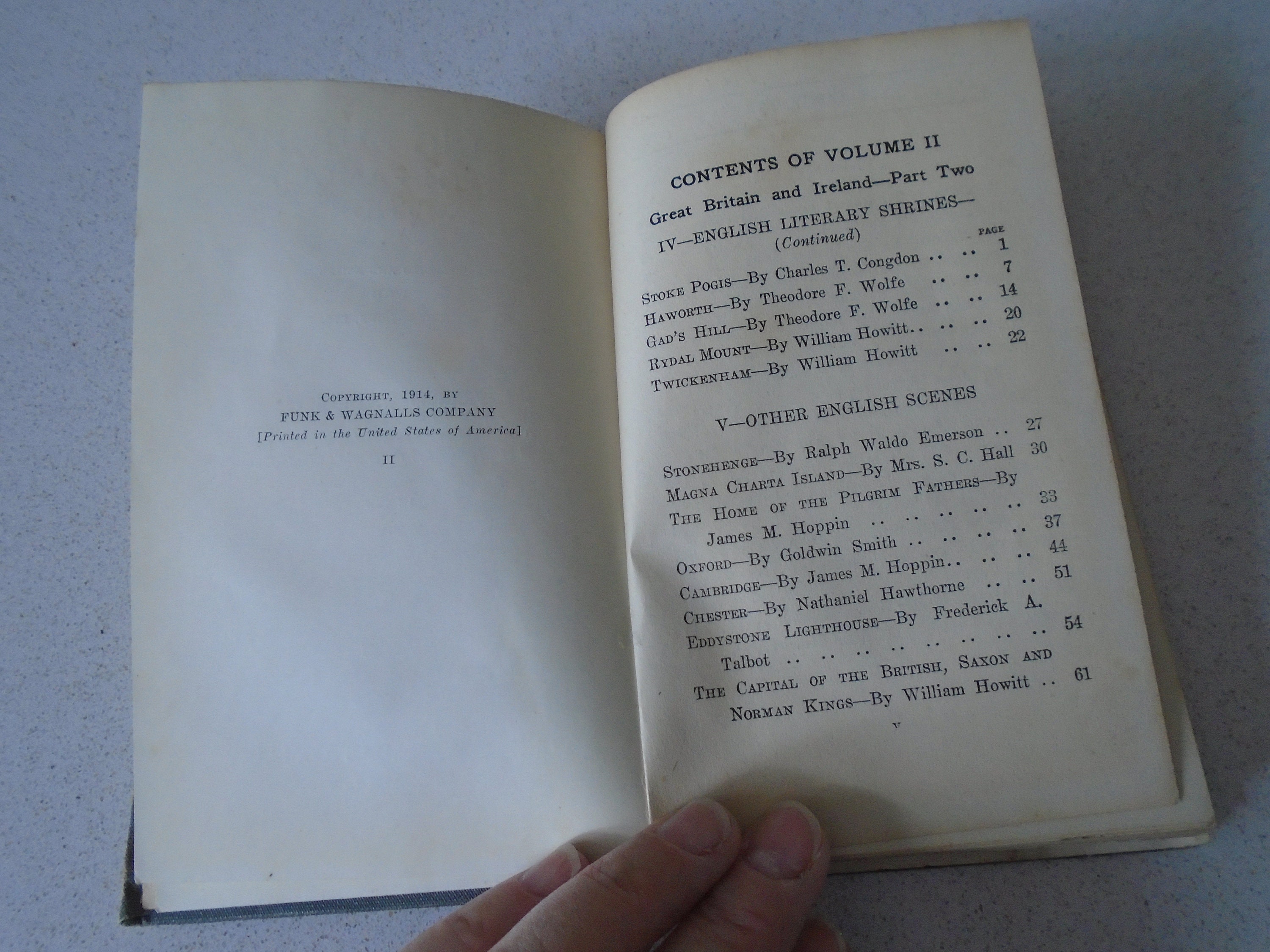 1914 Seeing Europe With Famous Authors Great Britain and Ireland Ralph ...