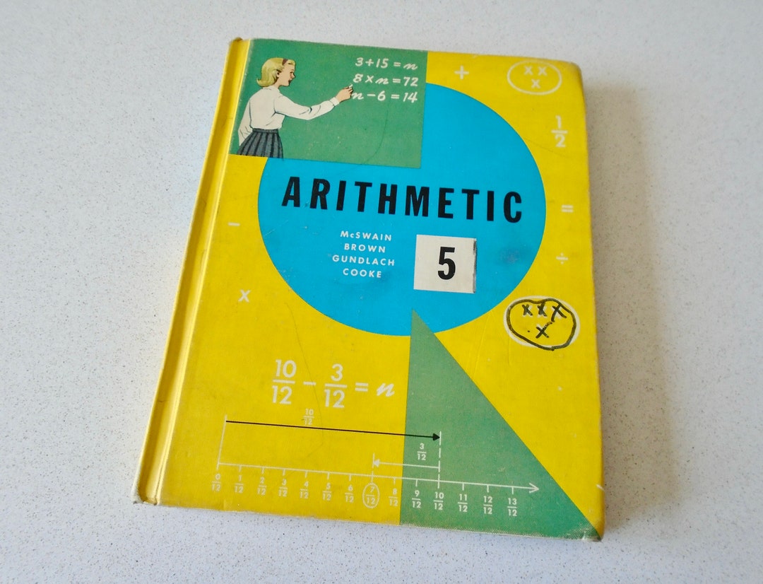 1963 Arithmetic 5 Textbook Math Textbook Laidlaw Brothers 1960s - Etsy