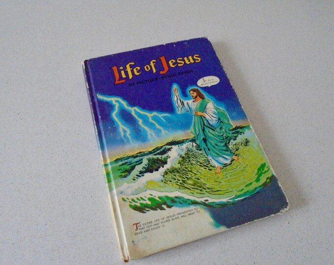 1960s Life of Jesus in Picture Strip Form. Comic Book. David C. Cook ...