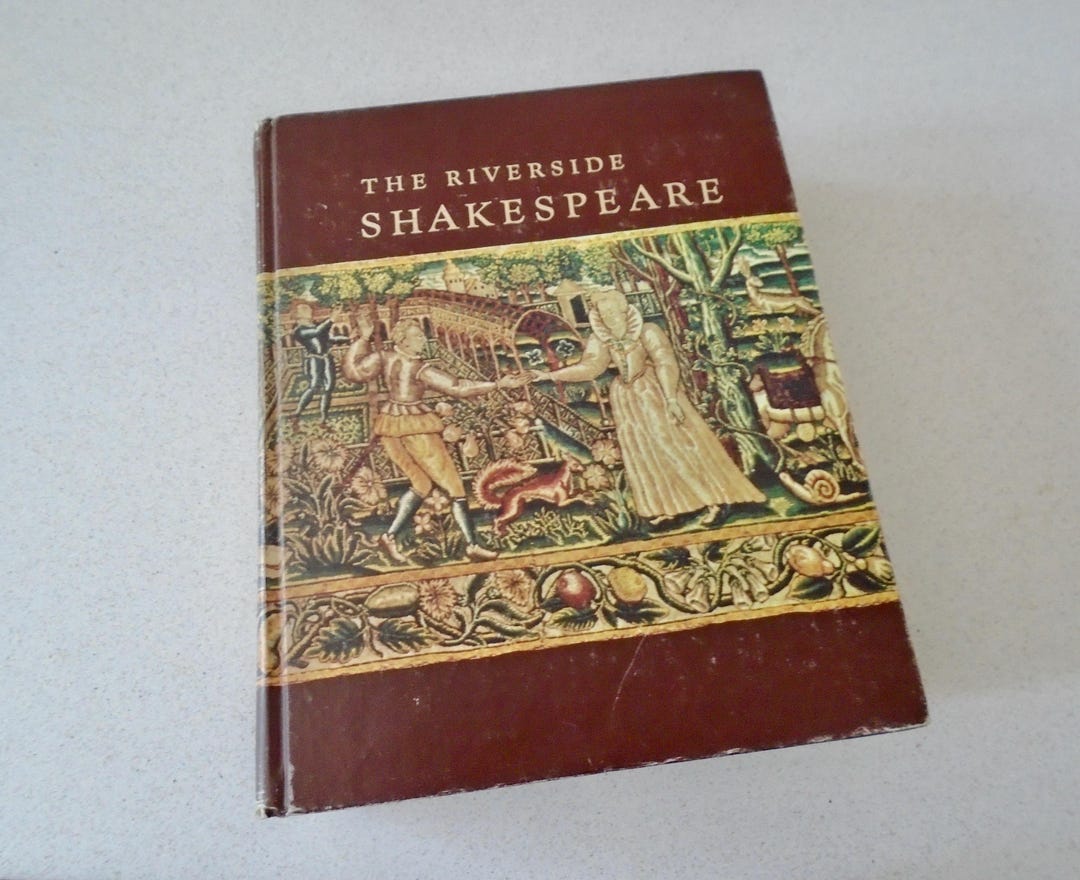 1974 the Riverside Shakespeare Houghton Mifflin 1974 - Etsy