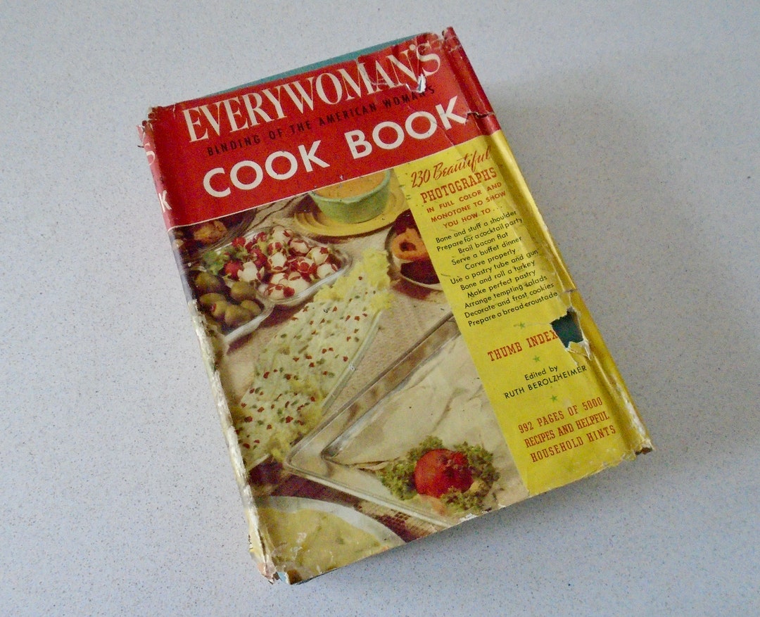 Everywoman's Binding of the American Woman's Cook Book 1951 Ruth ...
