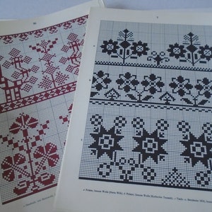 Transylvanian-saxon Linen Embroidery From Tartlau Pattern Folio by ...