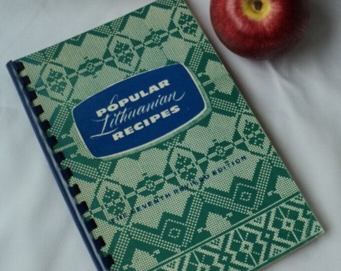 Vintage Lithuanian Cookbook - Etsy
