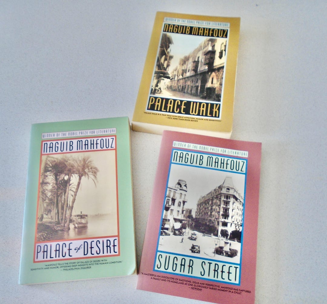 Naguib Mahfouz the Complete Cairo Trilogy Palace Walk Palace of Desire ...