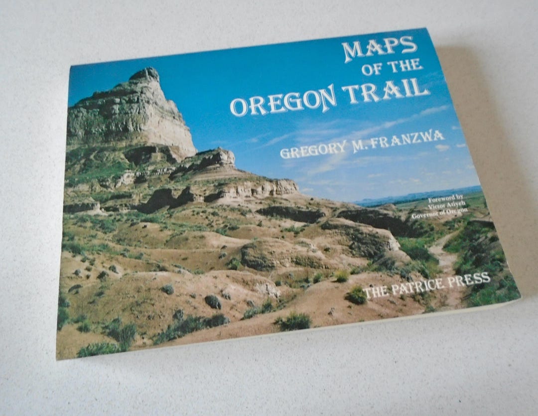 1982 Maps of the Oregon Trail Gregory M. Franzwa - Etsy